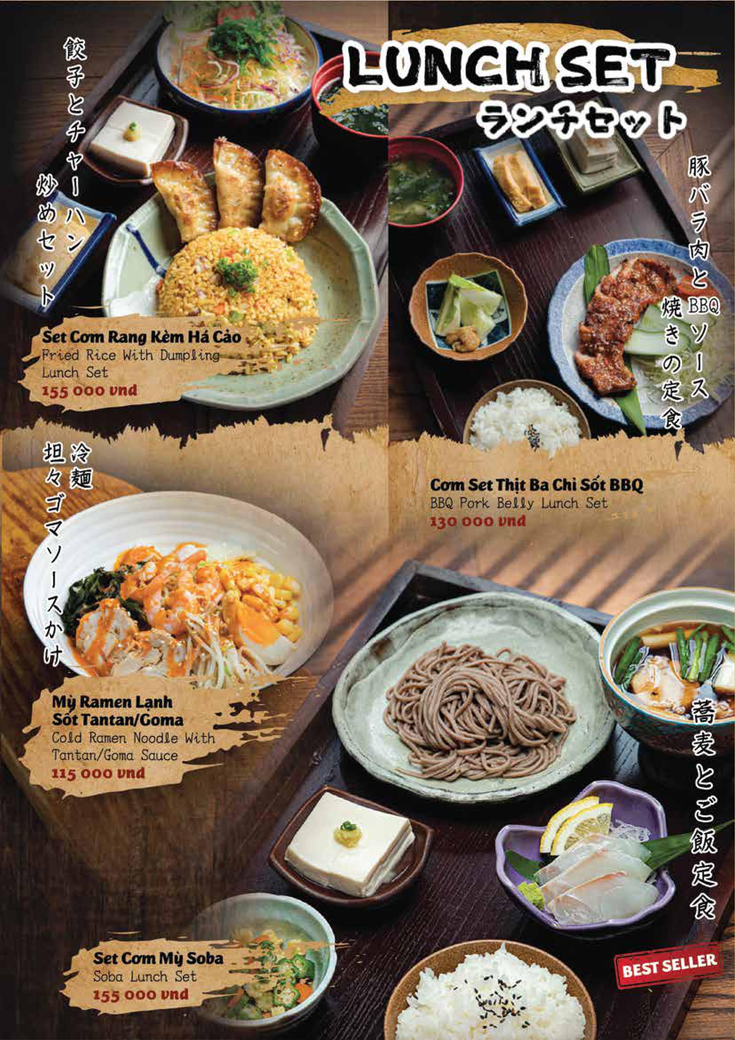 Thực đơn | Shamoji Robata Yaki