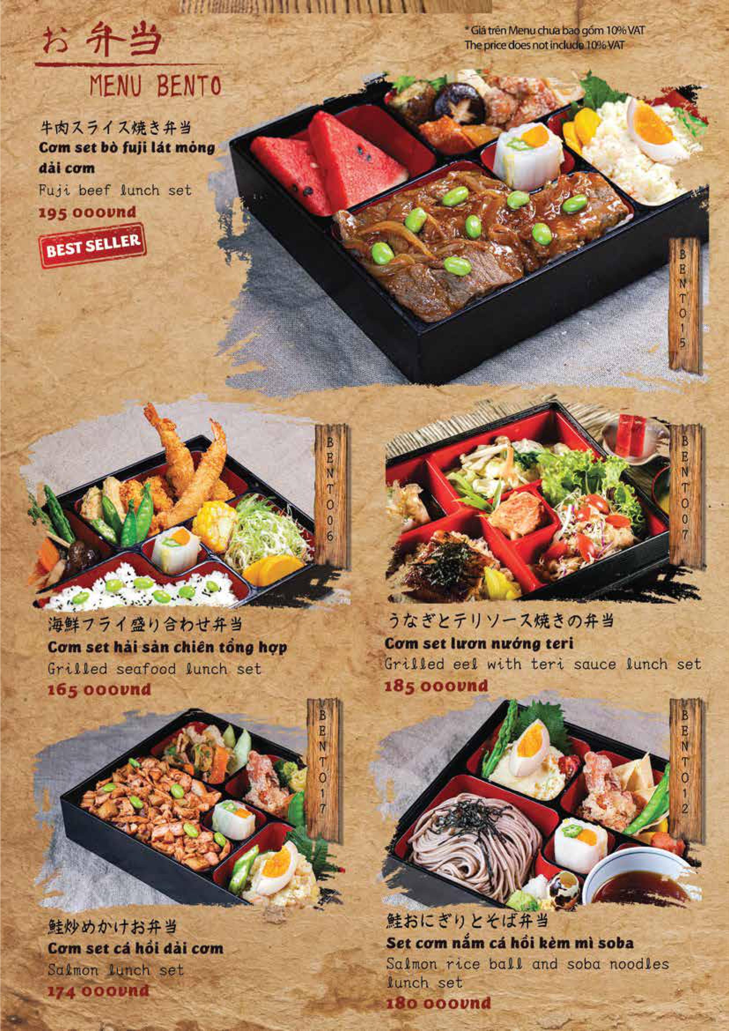 Thực đơn | Shamoji Robata Yaki